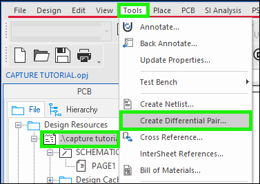 Capture Walk-through 8: Differential Pairs | EMA Design Automation