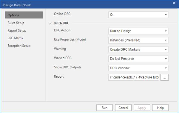 Capture Walk-through 9: Design Rule Check | EMA Design Automation