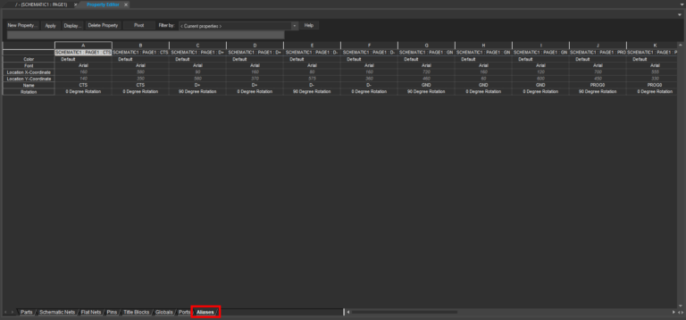 How To Edit Net Aliases In Bulk Ema Design Automation