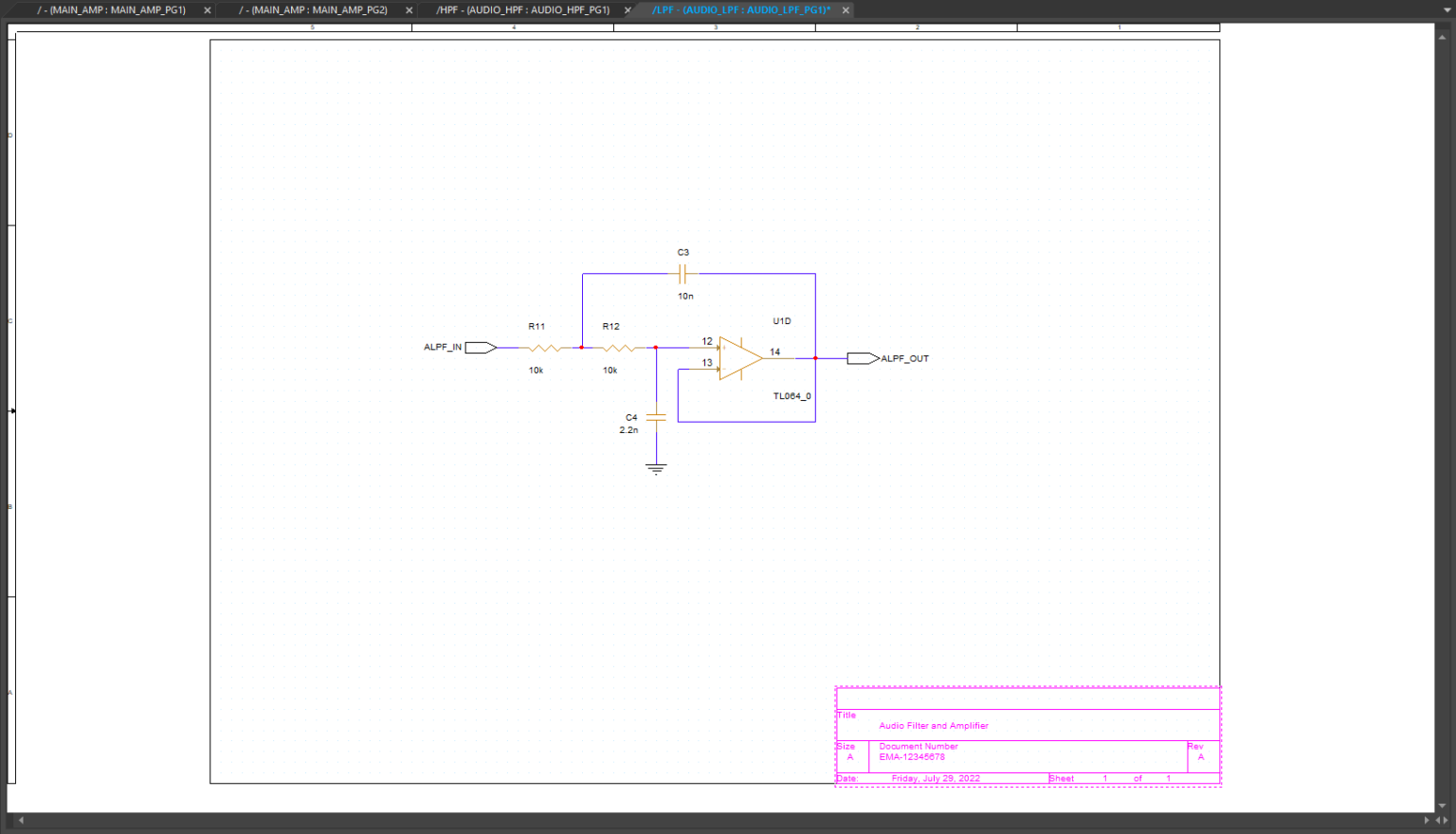 How to Use Intersheet References in Hierarchical Designs | EMA Design ...