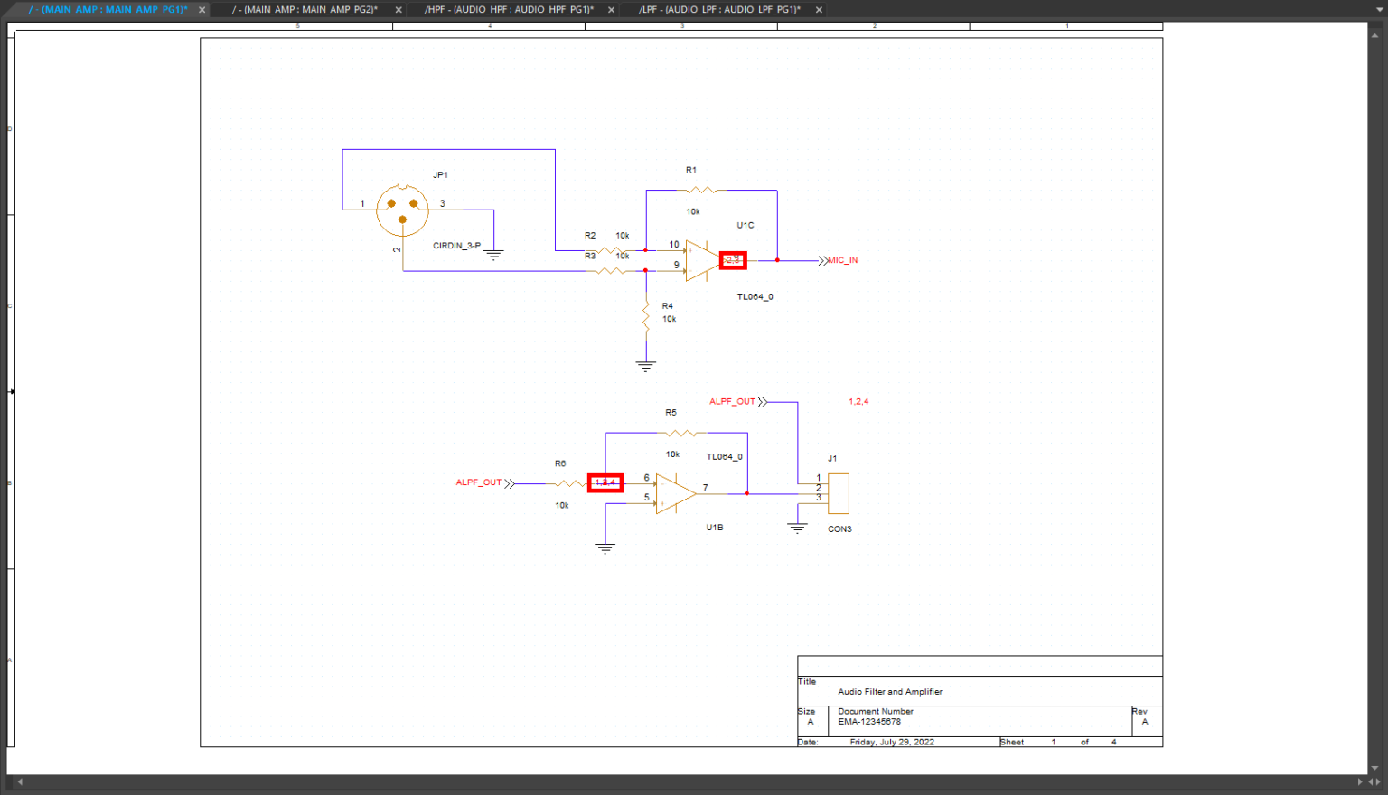How to Use Intersheet References in Hierarchical Designs | EMA Design ...