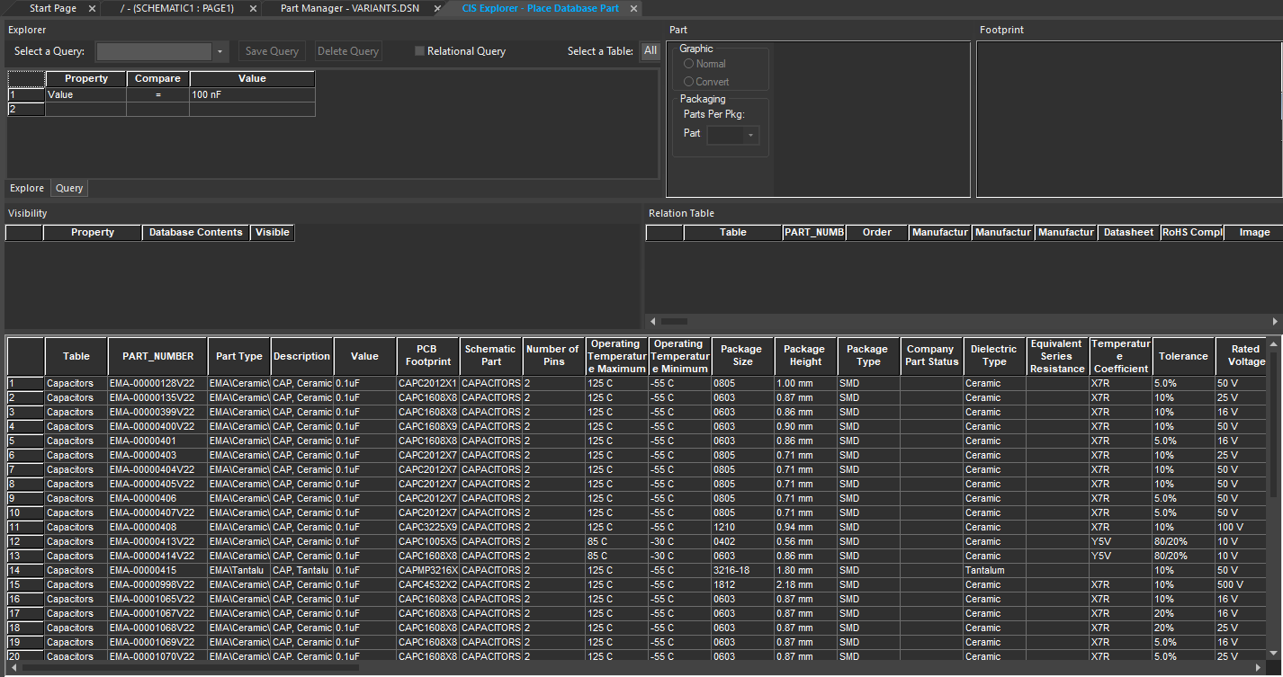 How to Perform a Parametric Component Search | EMA Design Automation
