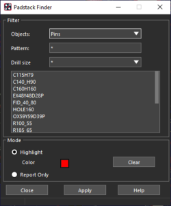 How to Quickly Find Padstacks in a PCB Design | EMA Design Automation