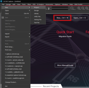 Lesson 1: Starting a Schematic | EMA Design Automation