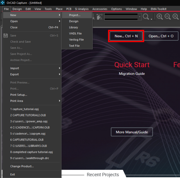 Lesson 1: Starting a Schematic | EMA Design Automation