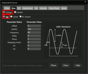 How to Create a Sine Source SPICE Model | EMA Design Automation