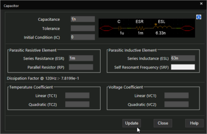 How to Create a Non-ideal Capacitor SPICE Model | EMA Design Automation