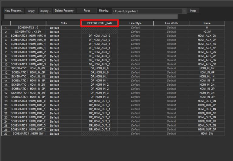 How to Define Differential Pairs in the Schematic | EMA Design Automation