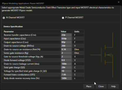 How to Create a Power MOSFET SPICE Model | EMA Design Automation