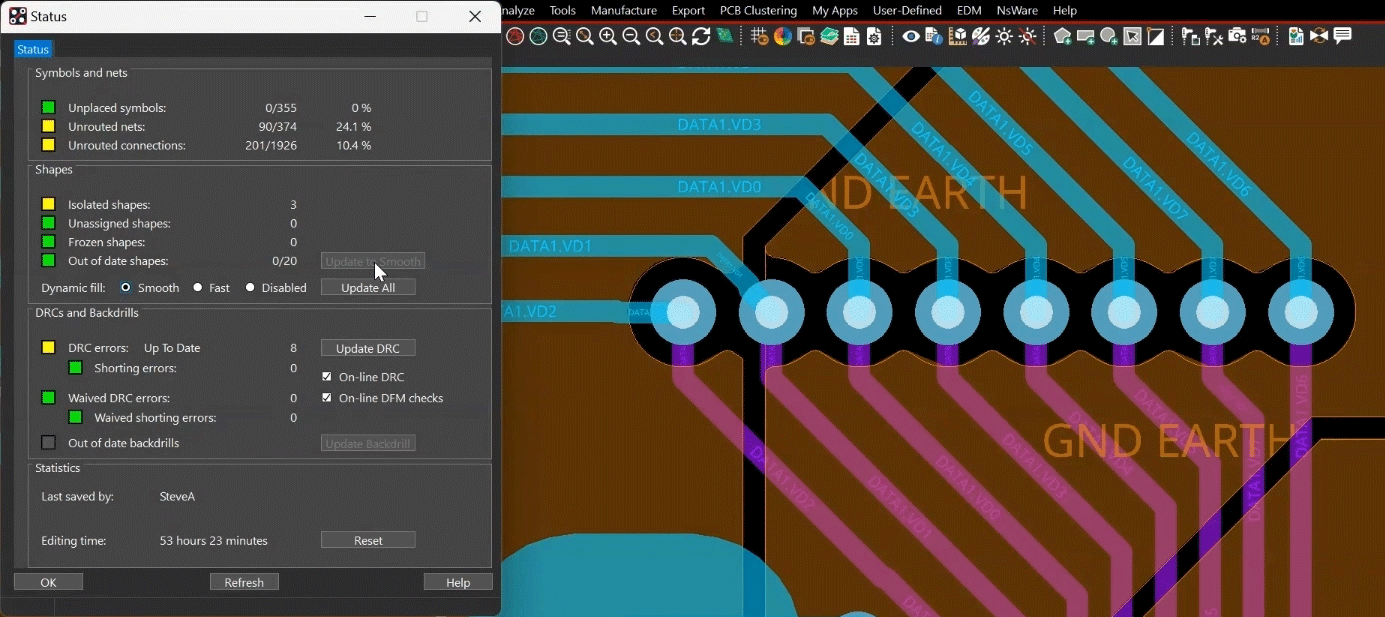 How to Freeze Copper Shapes in OrCAD | EMA Design Automation