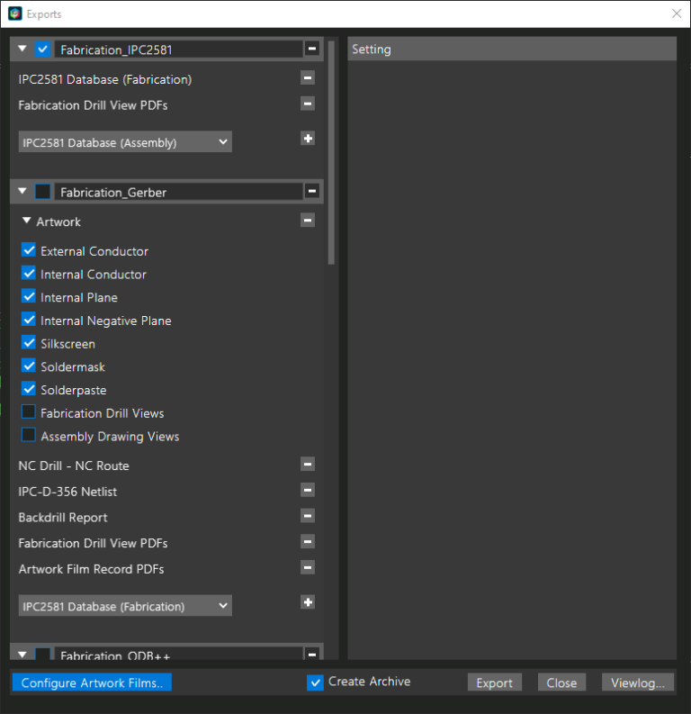 Configuring and Exporting Manufacturing Data | EMA Design Automation