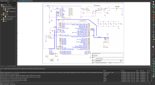 How to Perform a Schematic Design Rule Check | EMA Design Automation