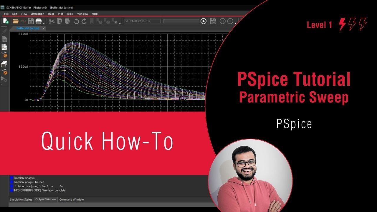 PSpice Simulation Tutorial: How to do a Parametric Sweep in PSpice ...
