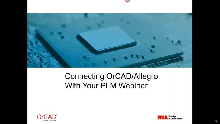 Webinar: Connecting OrCAD/Allegro With Your PLM | EMA Design Automation