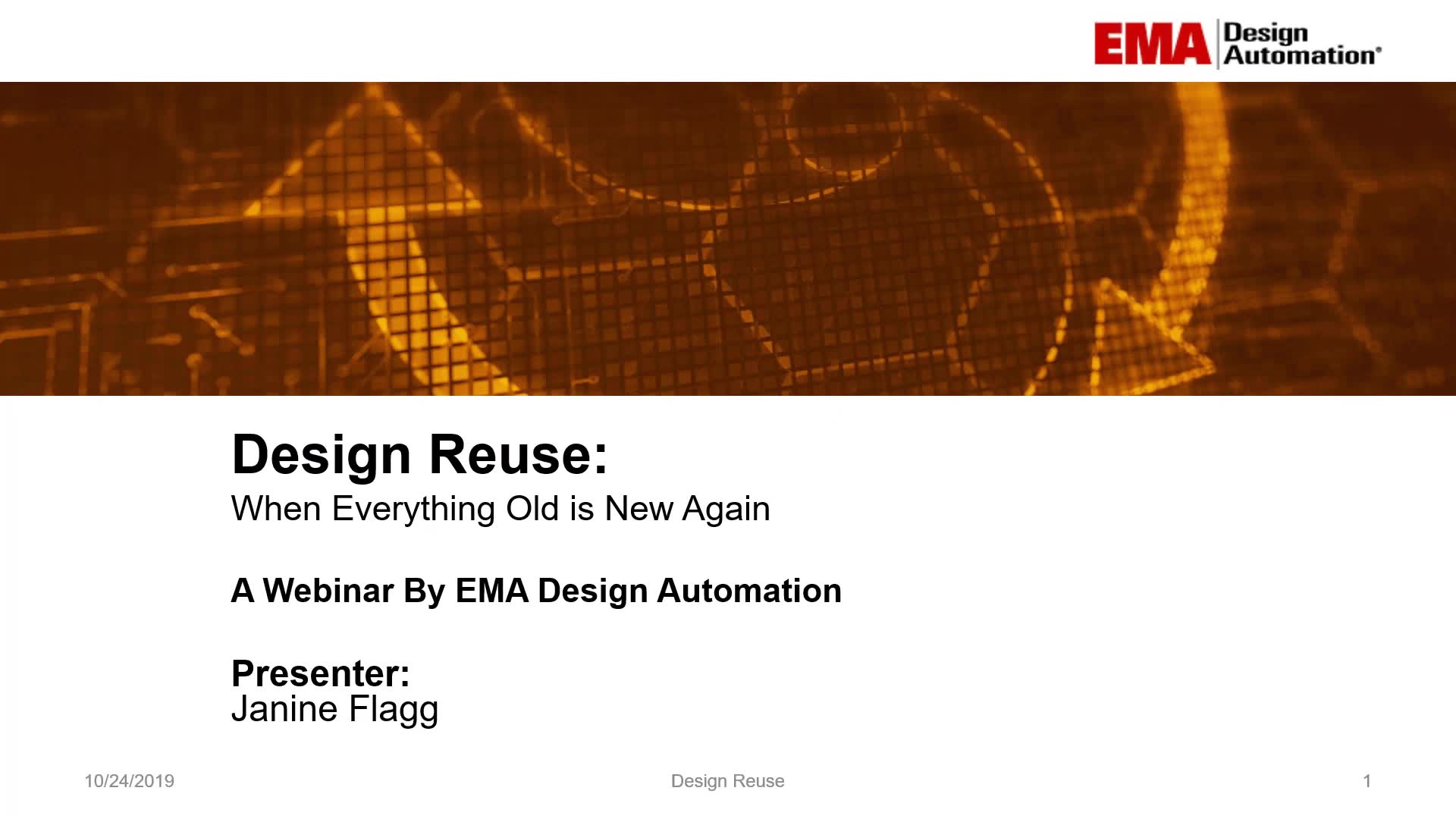 On-Demand Webinar: The 3 R's of PCB Design: Reuse, Recycle, Re-purpose | EMA Design Automation