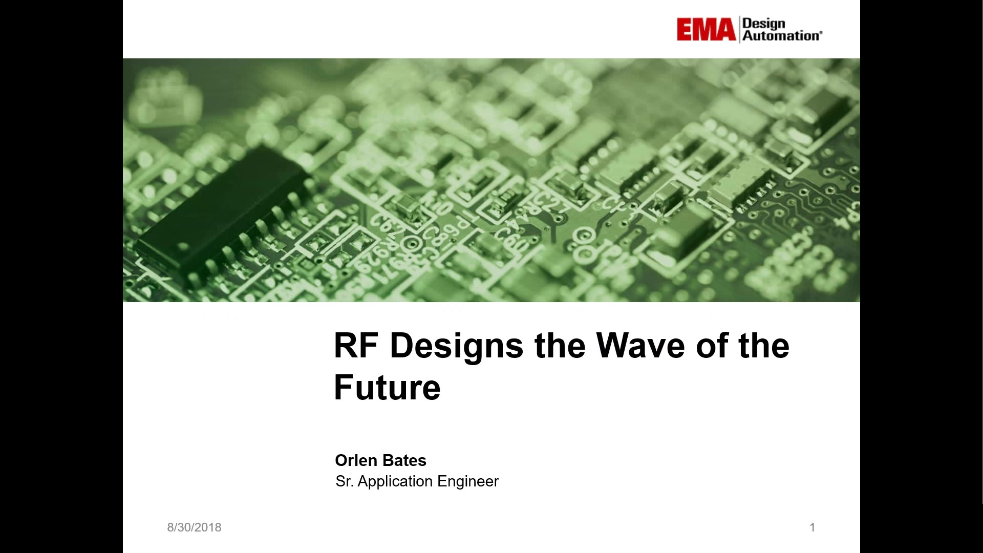 On-Demand Webinar: Designing for RF - Tips and Tricks from the Pros | EMA Design Automation