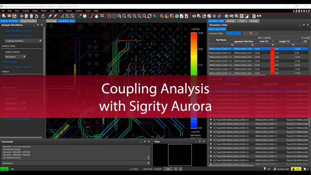 Coupling Analysis with Sigrity Aurora | EMA Design Automation