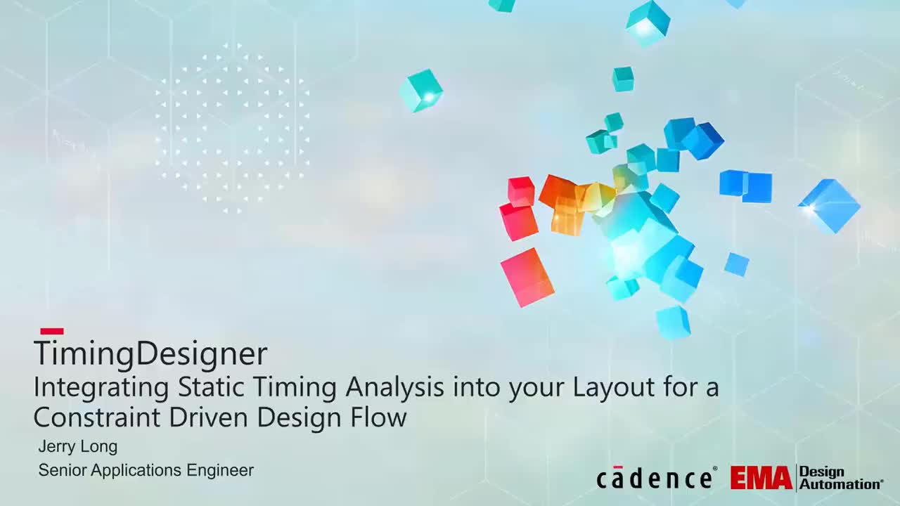 Integrating Static Timing Analysis into your Layout for a Constraint ...
