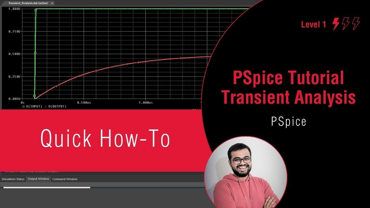 Pspice Simulation Tutorial Transient Analysis Ema Design Automation
