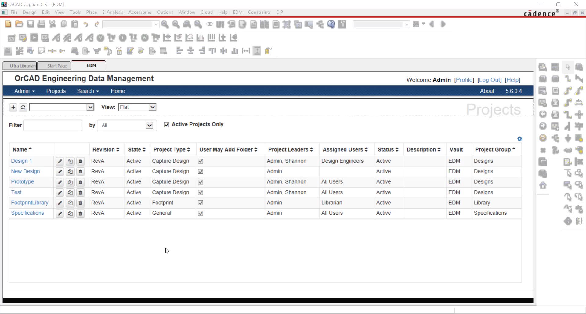 Libraries with OrCAD EDM | EMA Design Automation