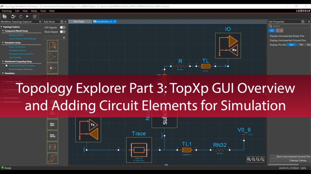 Topology Explorer Part 3: TopXp GUI Overview and Adding Circuit ...