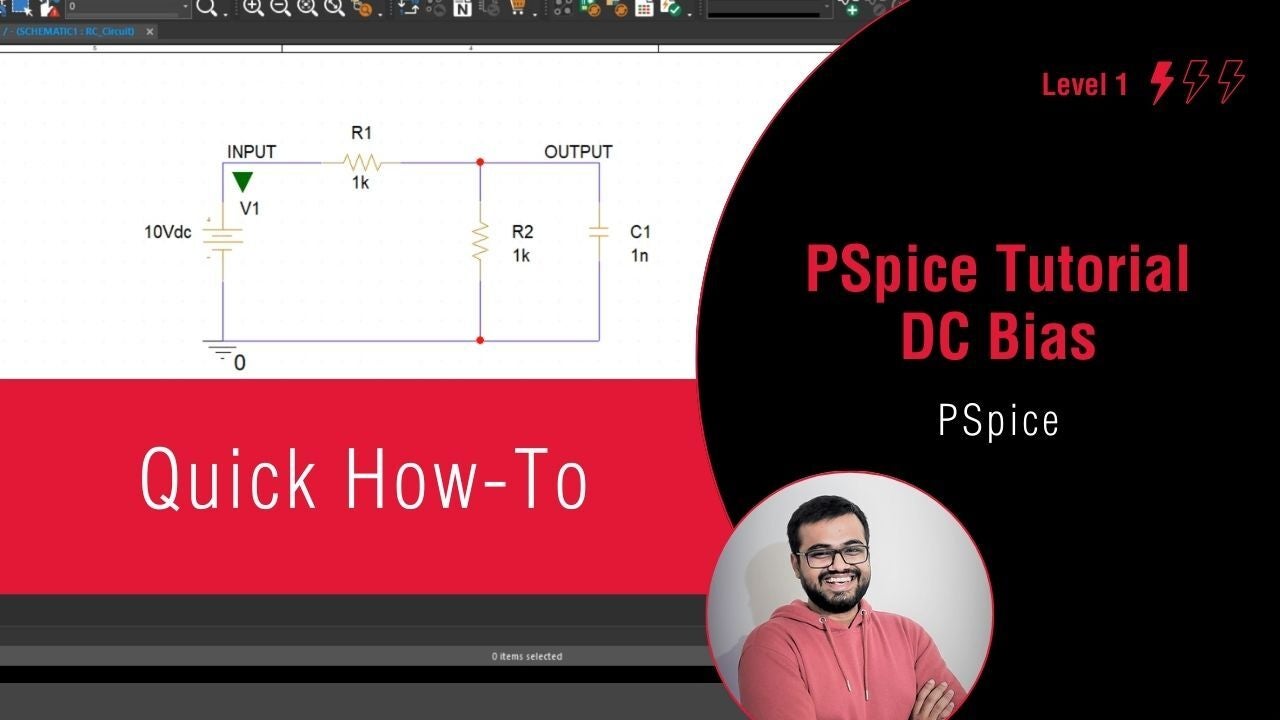 PSpice Simulation Tutorial: Simulating for DC Bias | EMA Design Automation