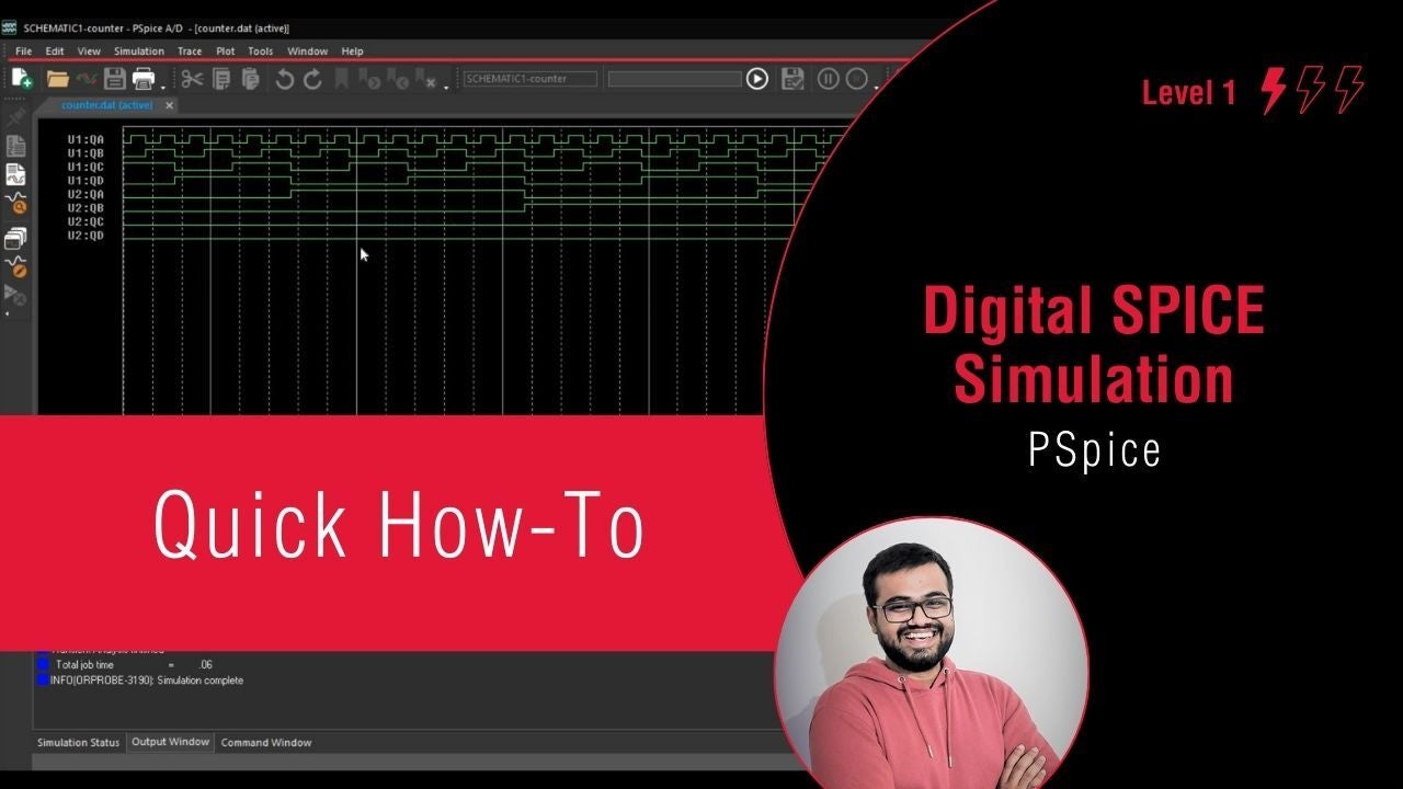 Pspice Simulation Tutorial How To Analyze A Digital Design In Pspice Ema Design Automation
