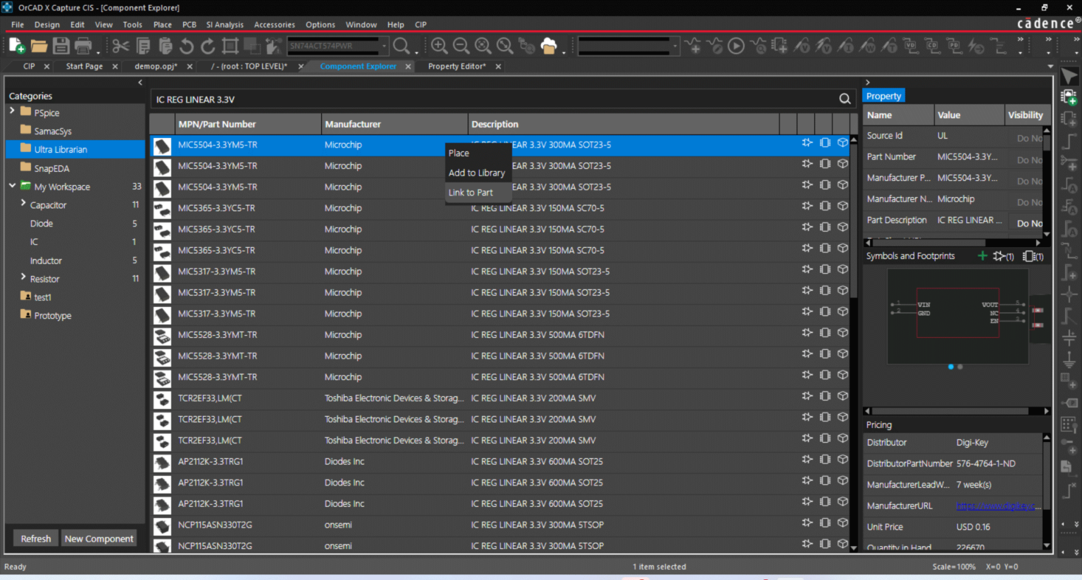 How to Add Components in OrCAD X Capture CIS | EMA Design Automation