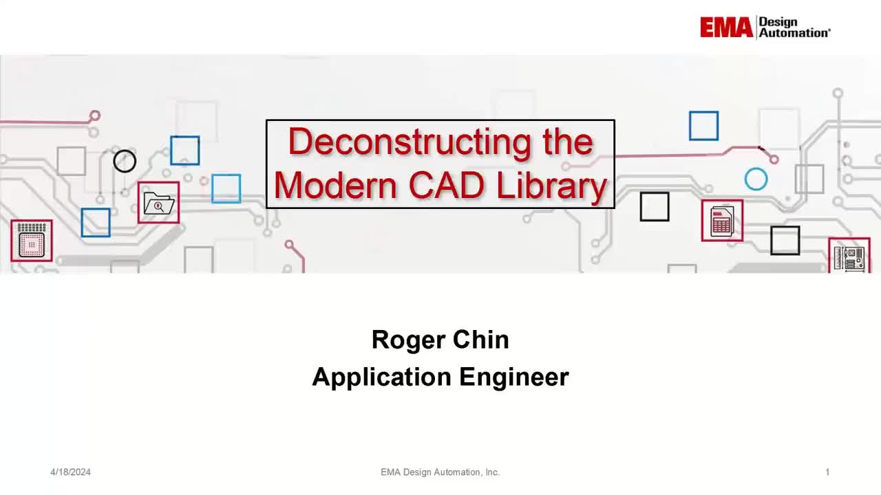 Deconstructing the Modern CAD Library | EMA Design Automation