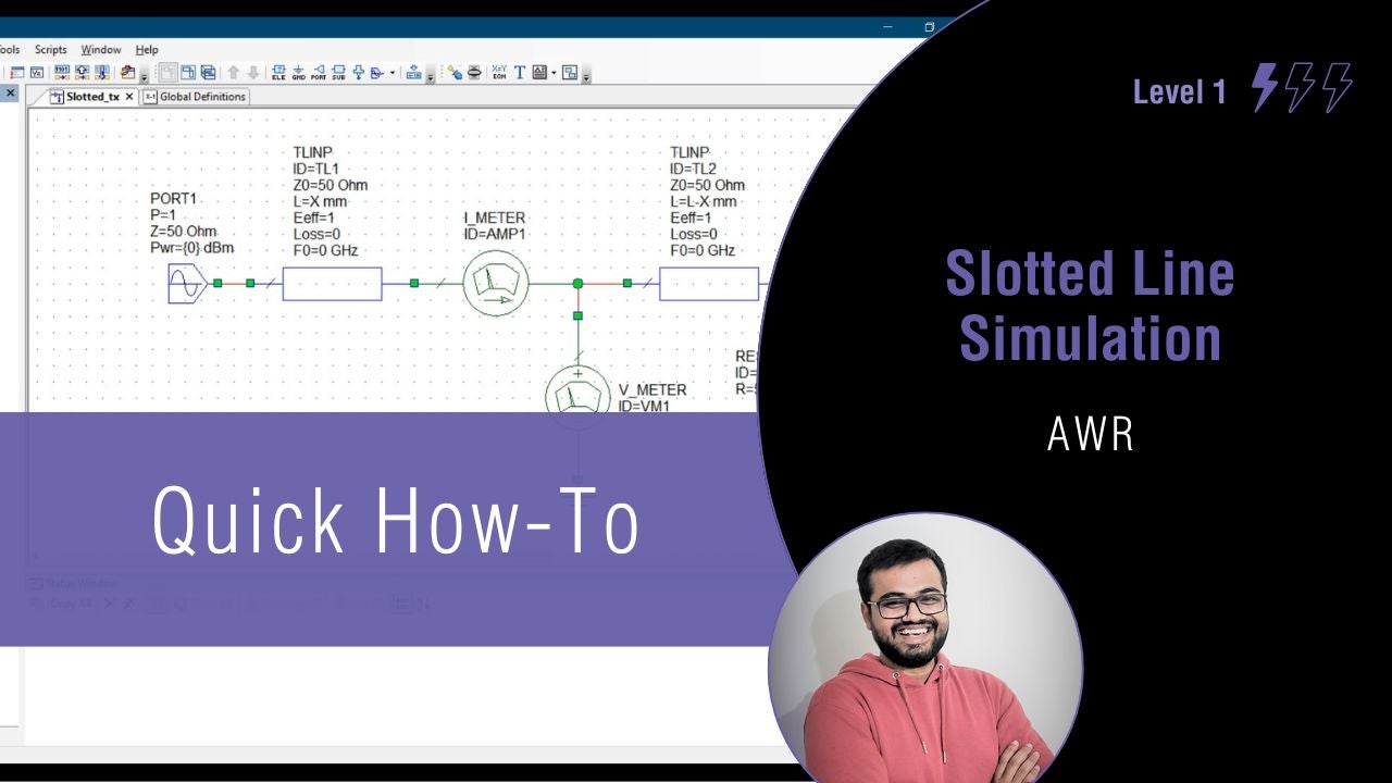 AWR Tutorial: Slotted Line Simulation | EMA Design Automation