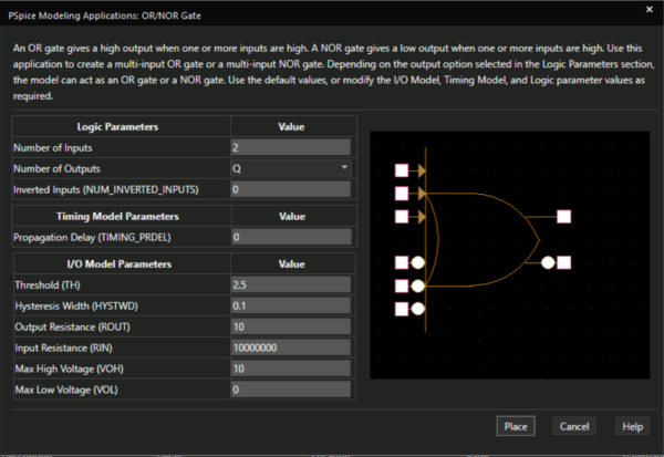 OR and NOR Gate SPICE Models: Explained | EMA Design Automation