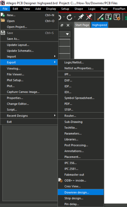 How to Downrev a PCB File with OrCAD and Allegro | EMA Design Automation