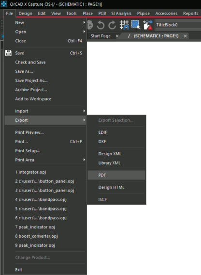 How to Configure and Export a Smart PDF in OrCAD Capture | EMA Design ...