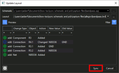 How to Sync the Schematic and PCB in OrCAD | EMA Design Automation