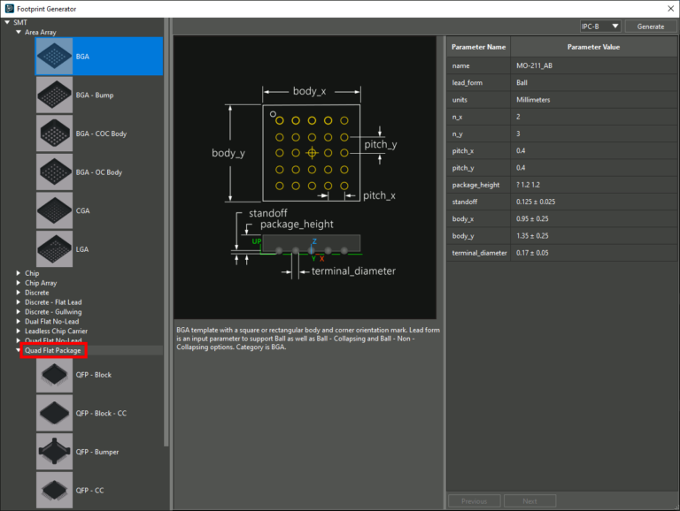 How to Create PCB Footprints from a Template in OrCAD X Presto | EMA ...
