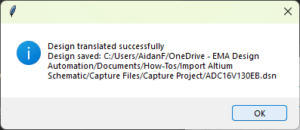 How to Import an Altium Schematic into OrCAD X Capture | EMA Design Automation