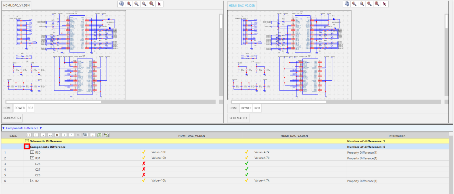 How to Compare Schematic Designs in OrCAD | EMA Design Automation